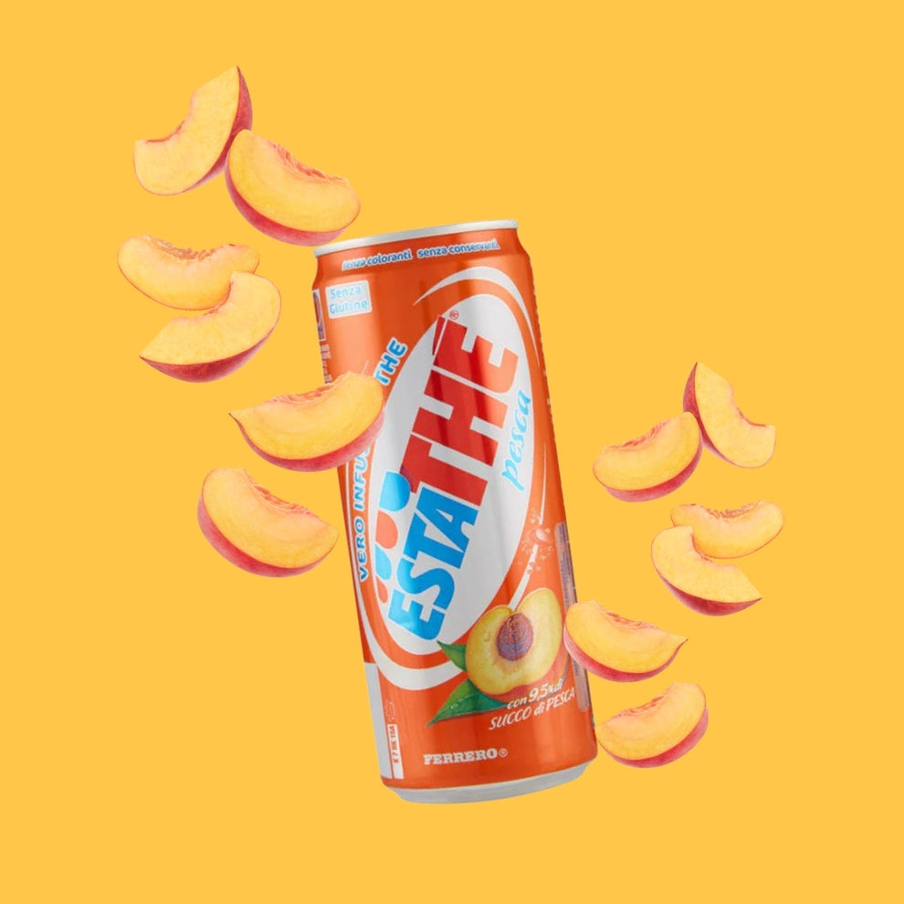 Estathé - Peach Ice Tea Can (330ml / 6x330ml) - Italian Supermarkets