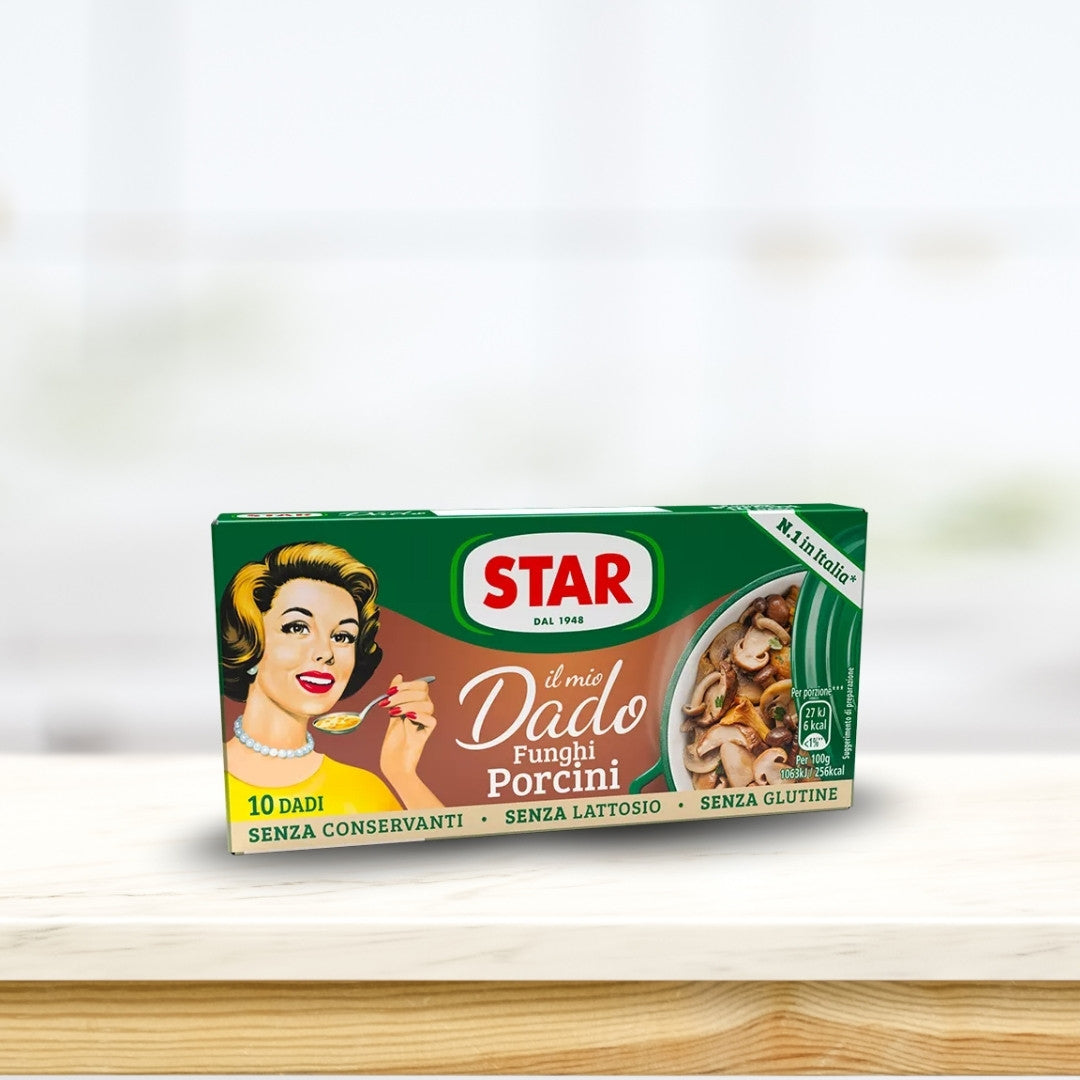 Star - Stock Cubes Porcini Mushrooms (100g) - Italian Supermarkets