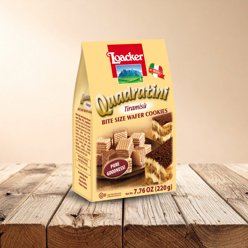 Loacker - Quadratini Tiramisu - Italian Supermarkets