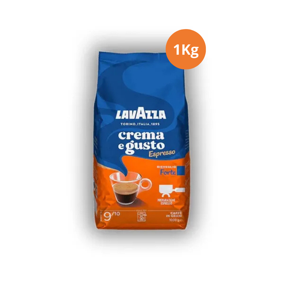 Lavazza - Crema e Gusto Espresso Forte 9/10 - Coffee Beans – Italian ...